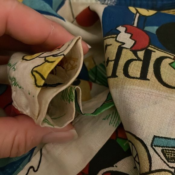 Vintage | Other | Vintage Walt Disney Curtain Panel Fabric Mickey ...